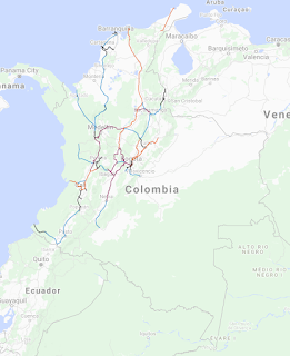 Ferrocarriles Colombianos: Mapas