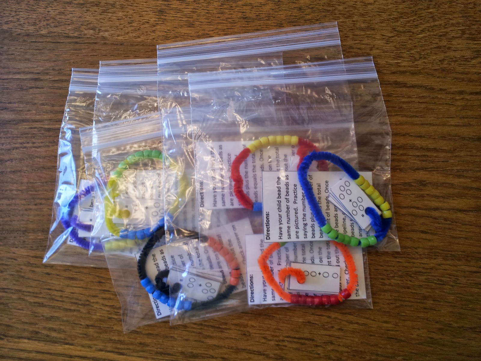 My Fruitful Life: Math Busy Bag for kids 4 and up!