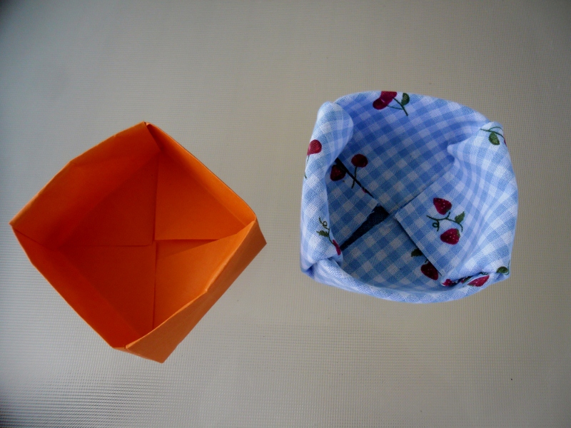 Creating my way to Success: Fabric origami box