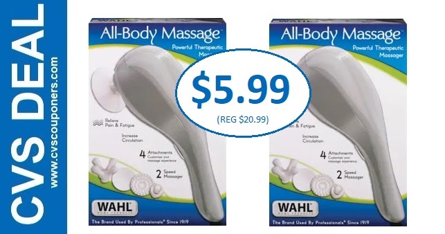 Wahl All-Body Massager CVS Deal $5.99 - 8/4-8/10 | CVS Couponers