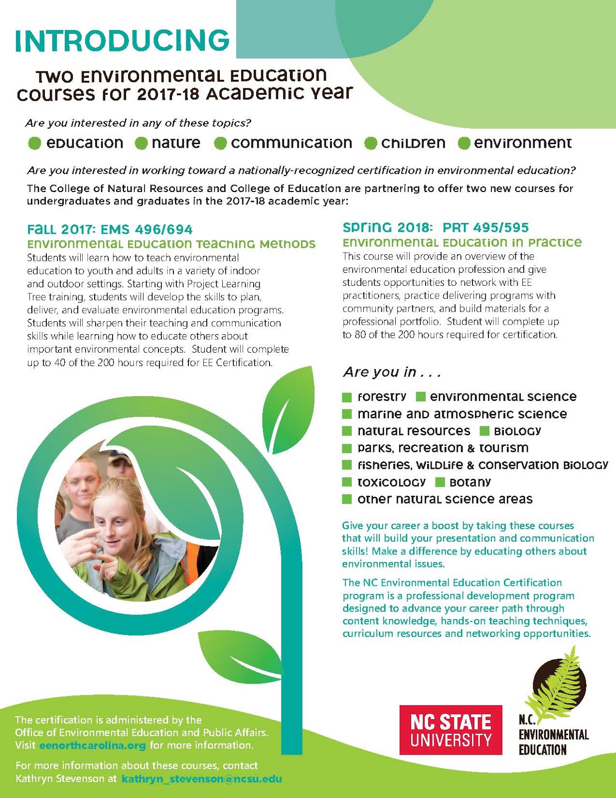 Teachable Moments: DEQ Partners with NCSU to Offer Environmental ...