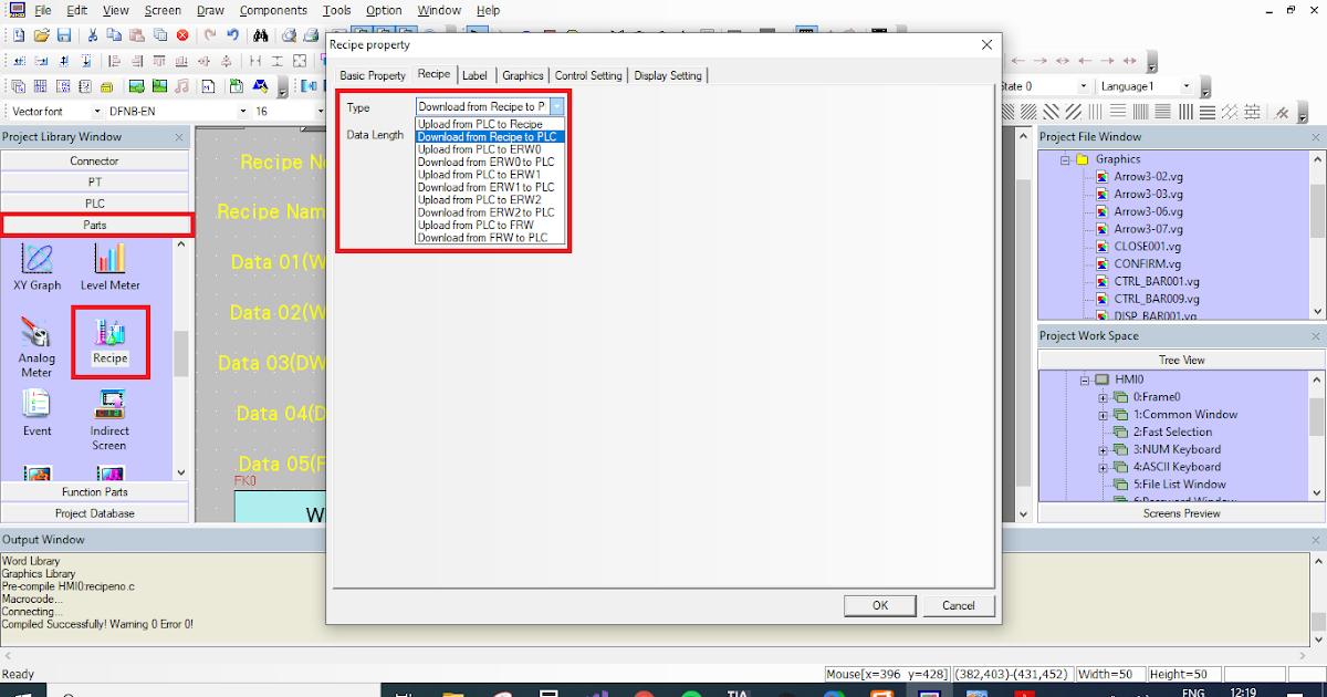 NB Panel: Recipe Operations