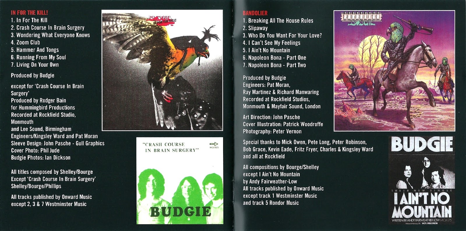 2016 Budgie. The MCA Albums 1973-1975 - Budgie - Rockronología