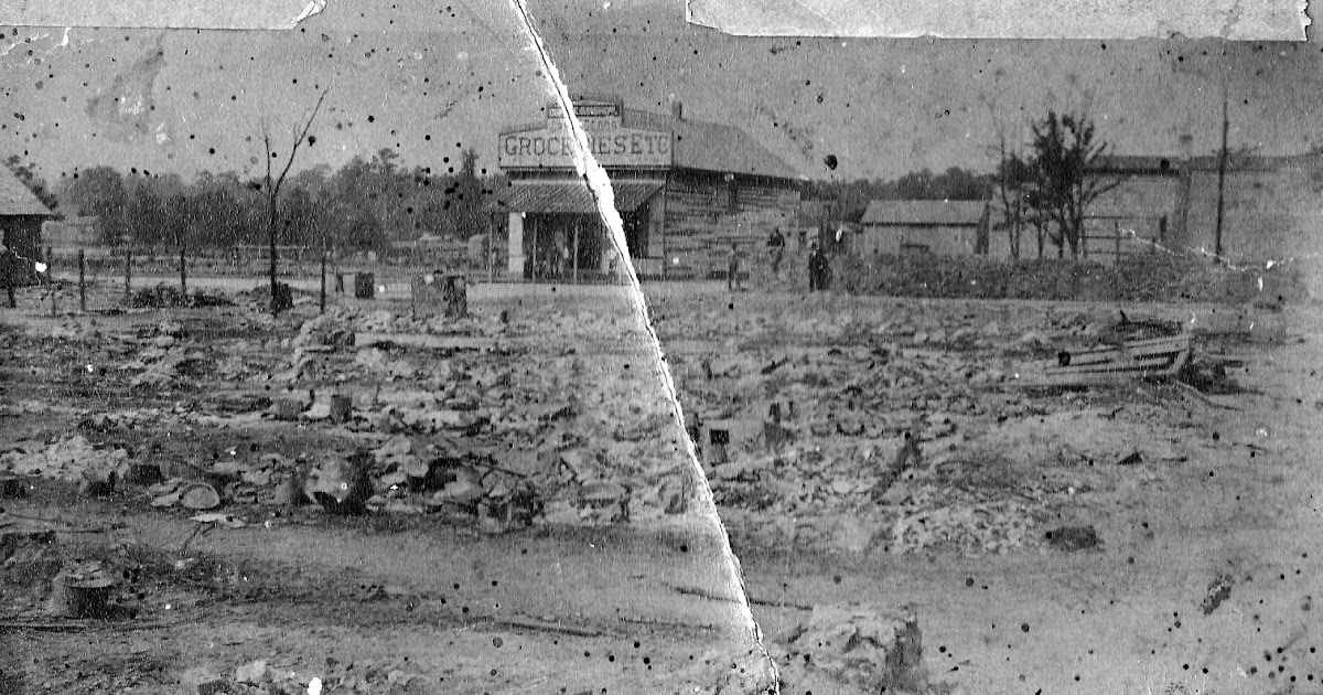 IMAGES OF OUR PAST - THE AFTERMATH OF THE MAY 1889 FIRE, WHICH ...