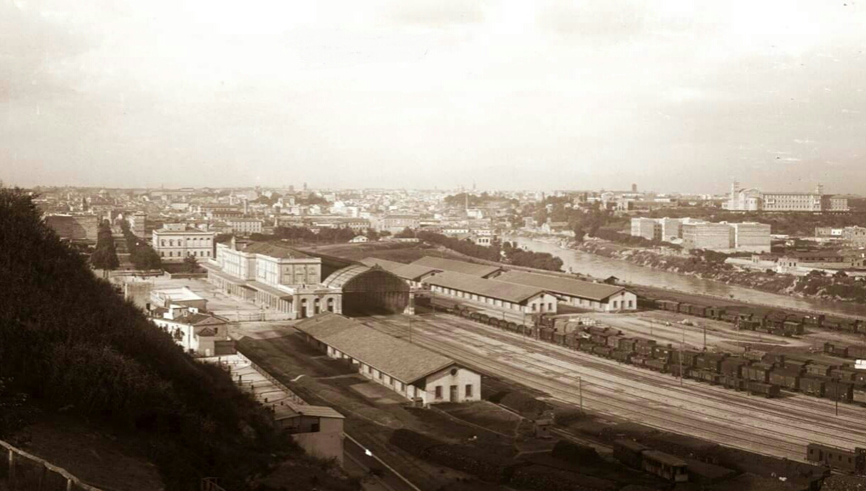 Rerum Romanarum: Stazione Trastevere (1890)