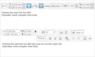 Design Grafis Gratis: Mengenal Property Bar Pada CorelDraw