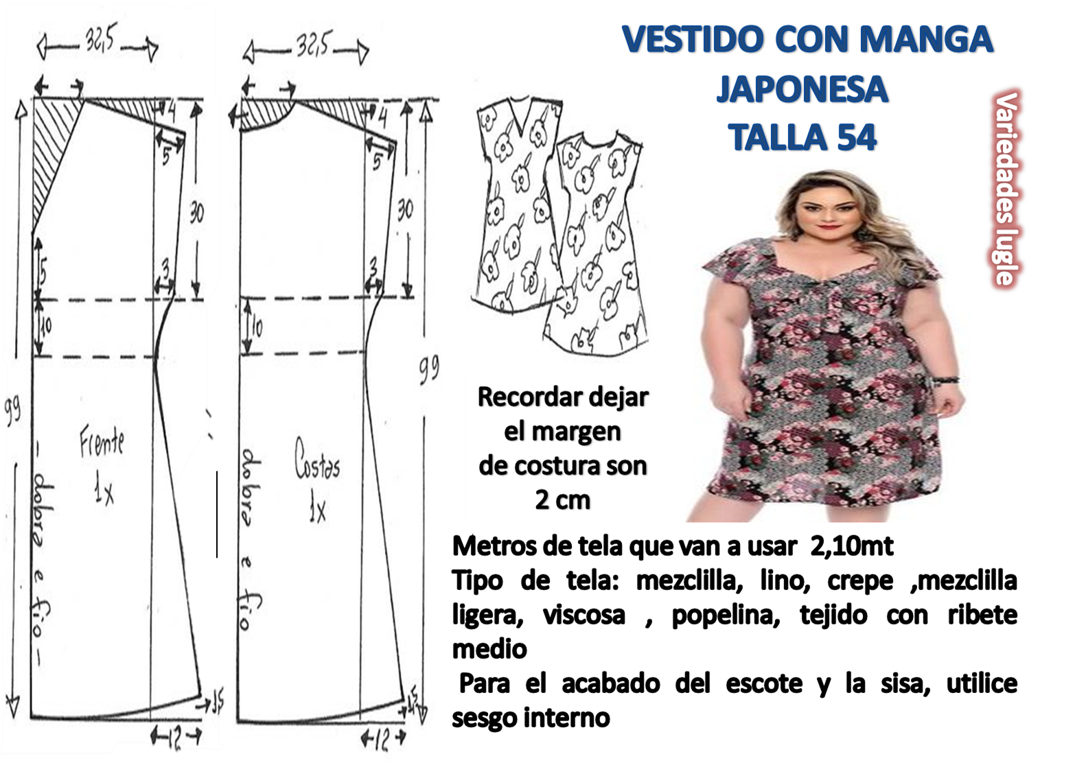 PATRONES GRATIS TALLAS GRANDES