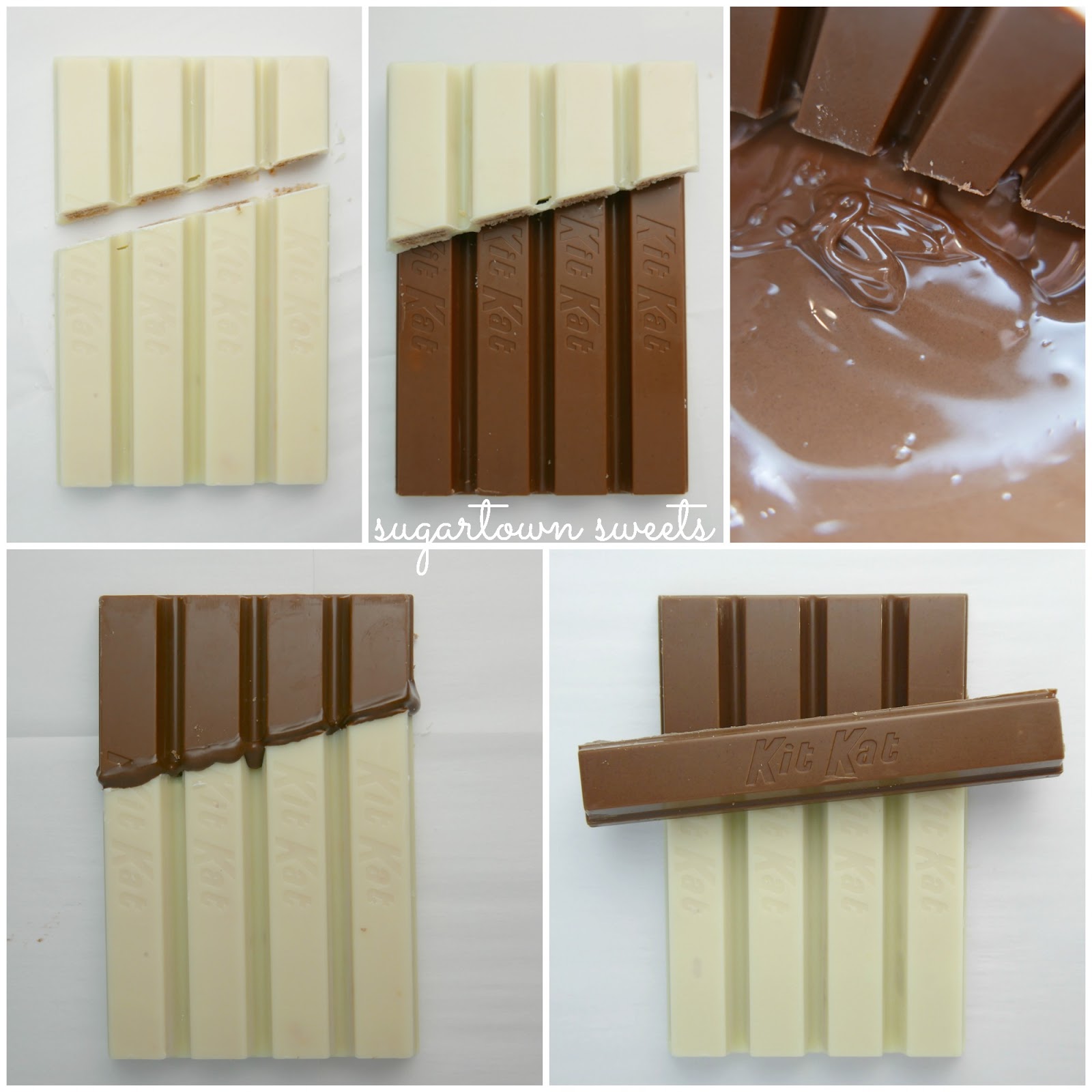 Sugartown Sweets: "Wood Pallet" Kit Kat Snowmen Craft