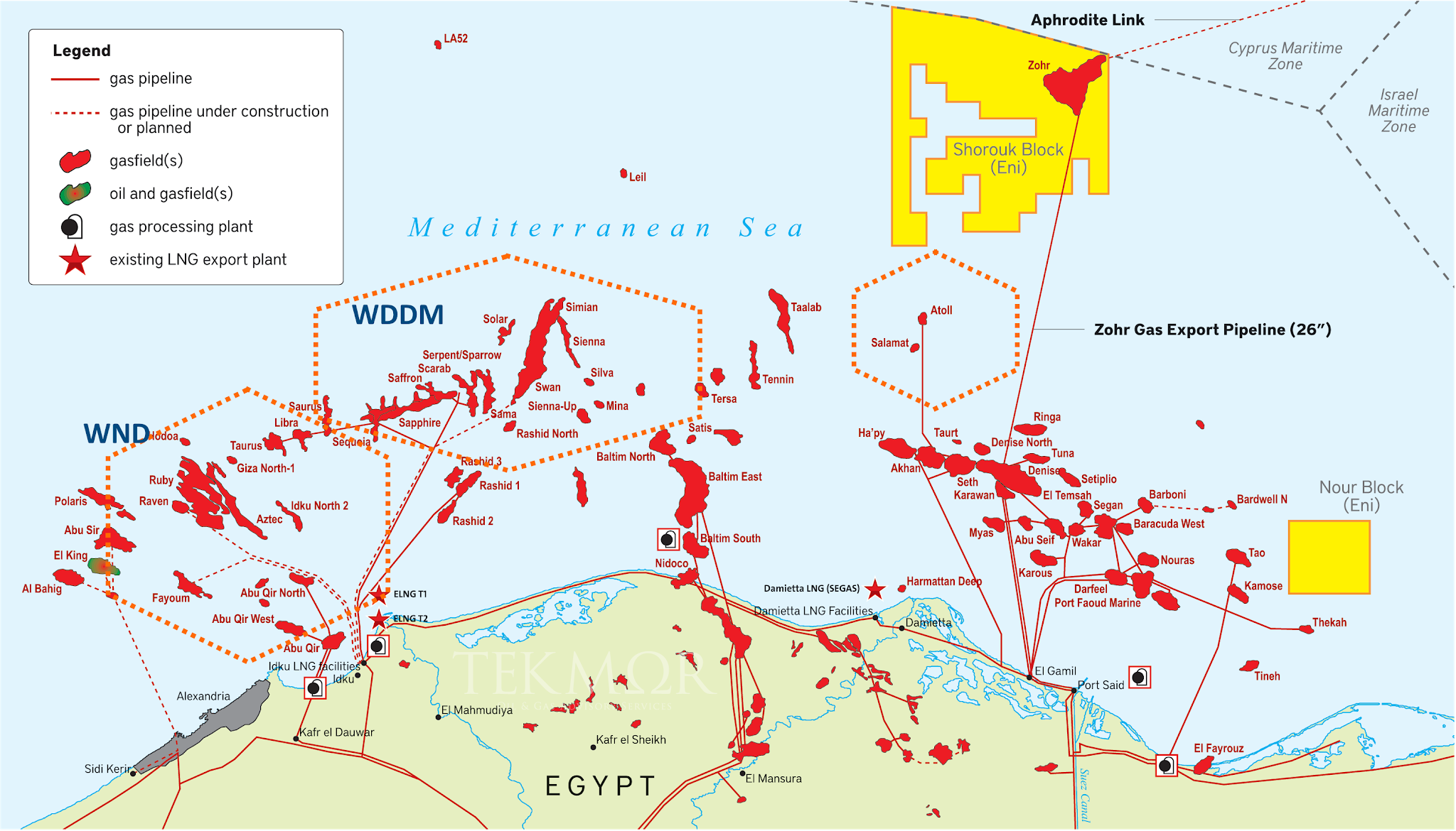 TEKMOR Monitor: BP fires up gas field offshore Egypt - OFFSHORE ENERGY