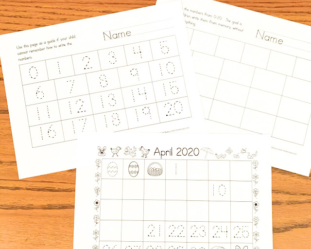 Printable Distance Learning Packet for Kindergarten and TK! - Week 1