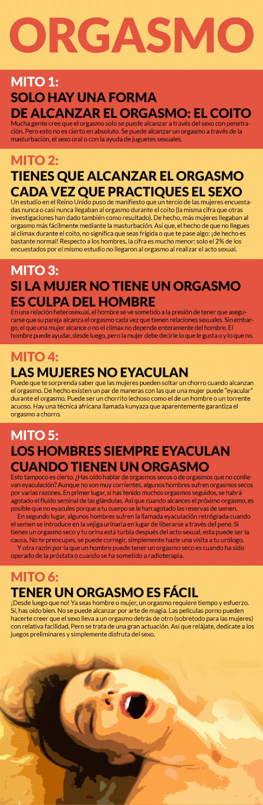 Rompiendo Mitos Sobre El Orgasmo Psicología Clínica