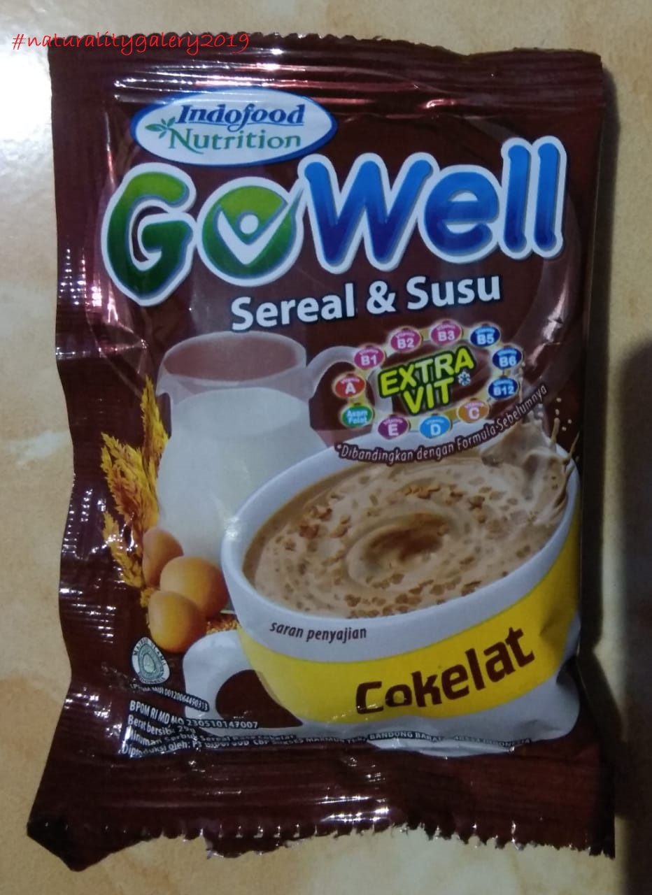 GoWell Sereal & Susu, Flav Coklat - Naturality Shop