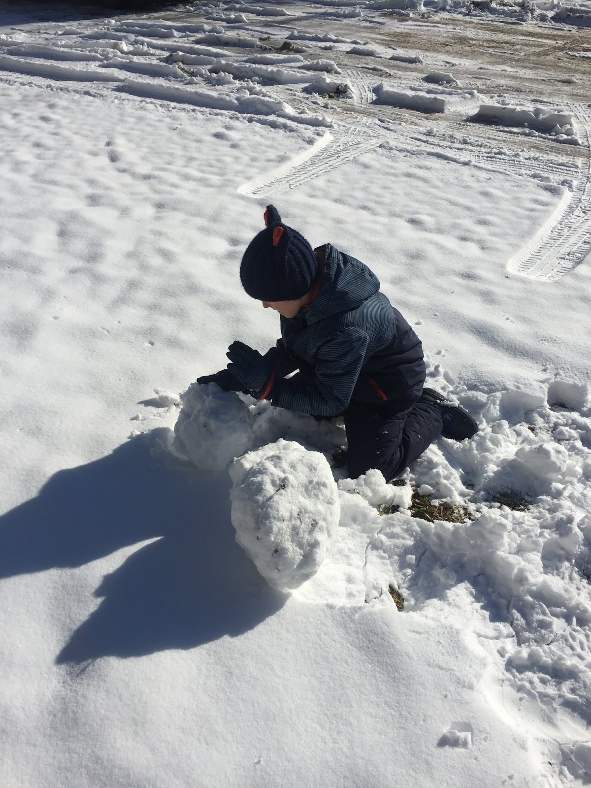 poke it with a stick. image gallery: snowmans!