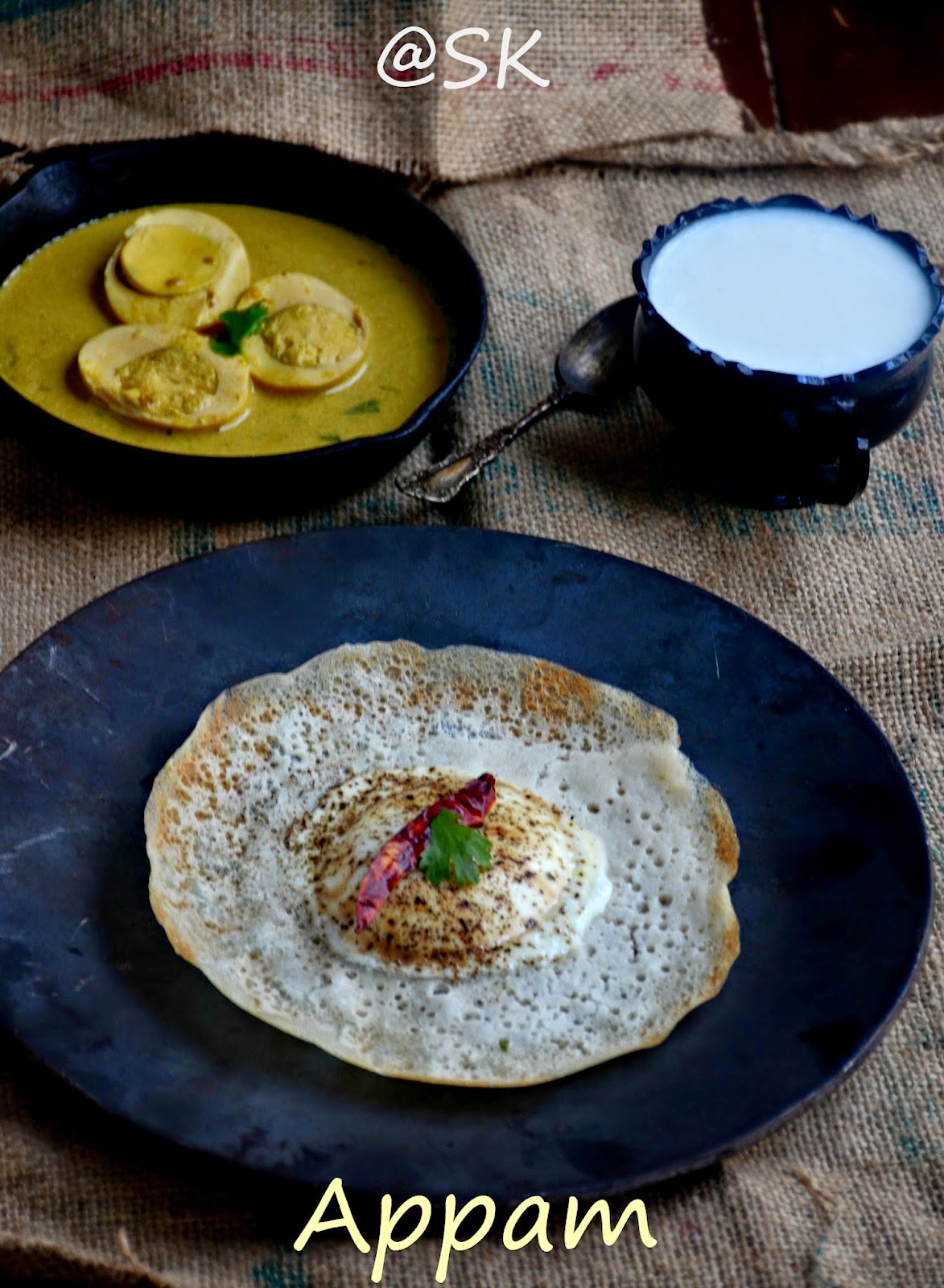 Savitha's Kitchen: Appam - முட்டை ஆப்பம் - A perfect and detailed appam recipe - Step by step