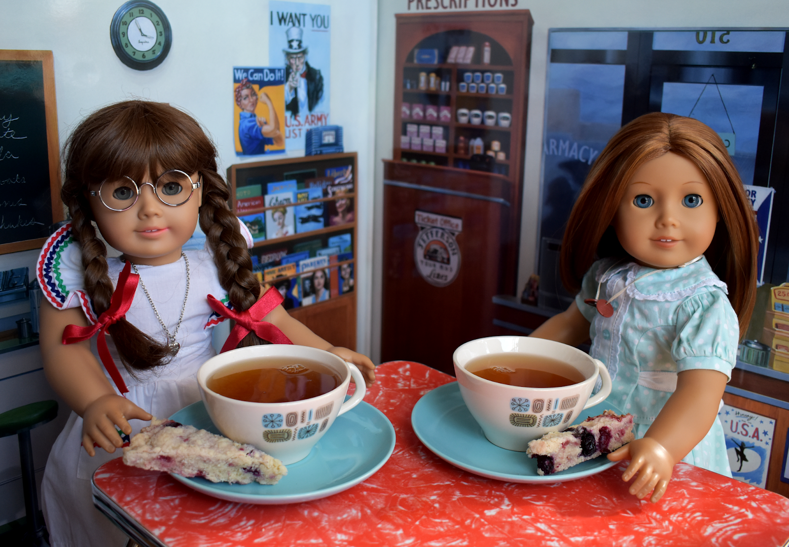 A Peek into the Pantry: Emily's Wartime Berry Shortbread & VE Day Tea Party