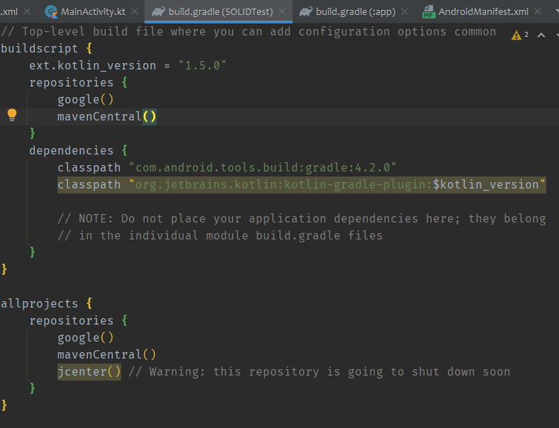 Could Not Resolve All Artifacts For Configuration Classpath I Could