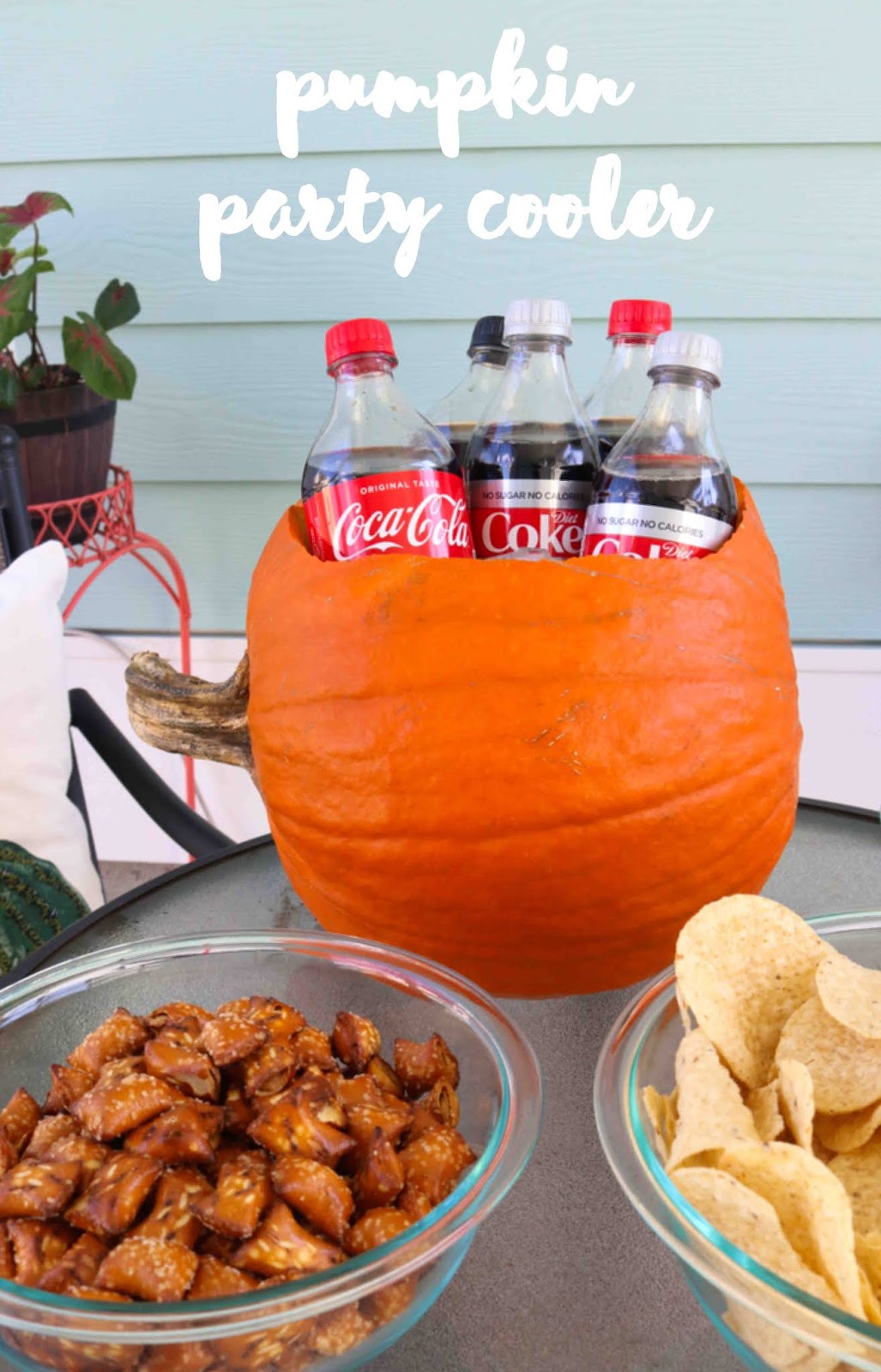 borrowed heaven: Fall Pumpkin Party Cooler