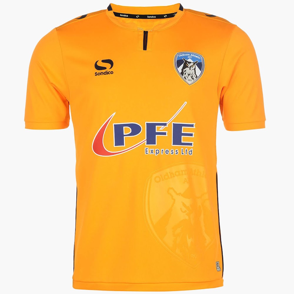 Oldham Athletic 17-18 Home & Away Kits Released - Footy Headlines