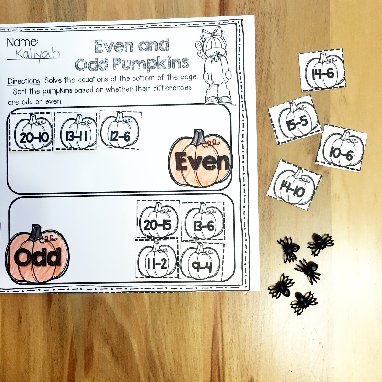 October Easy Prep Ideas - Queen of the First Grade Jungle