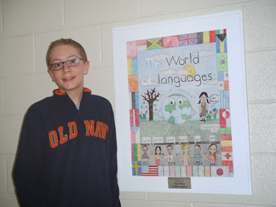 Tyrrell Middle School: Winning World Language Poster on Display