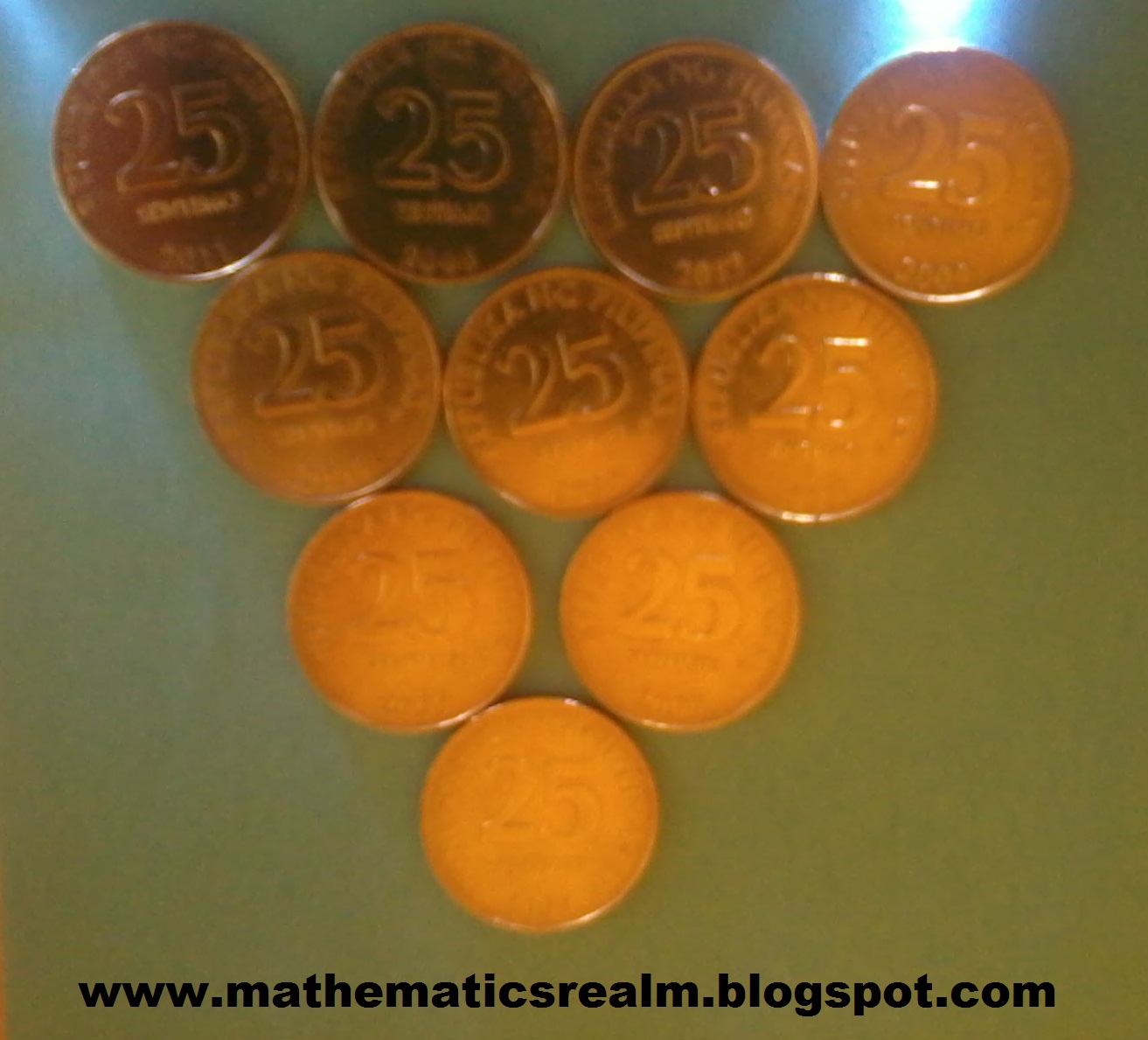 COIN TRIANGLE PROBLEM ~ Mathematics Realm