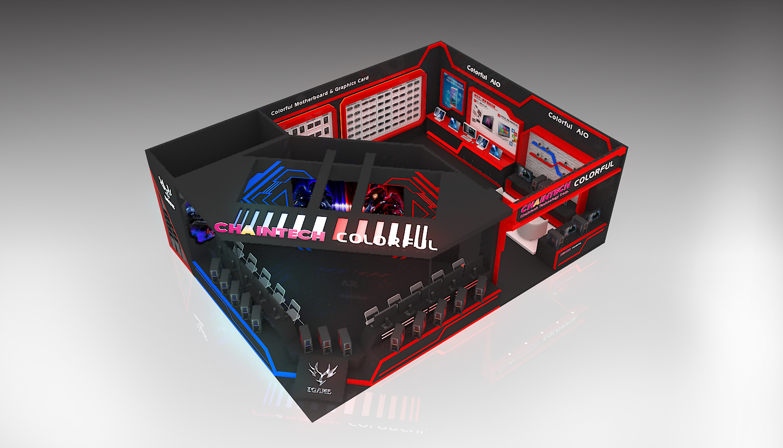 Booth design - Computex - Uranus Lin