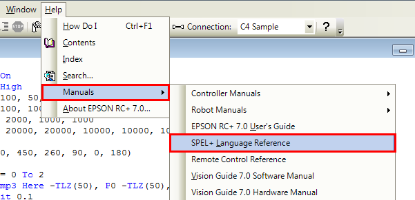 More Detail About Help Menu on the EPSON RC+ Software | Robotics University