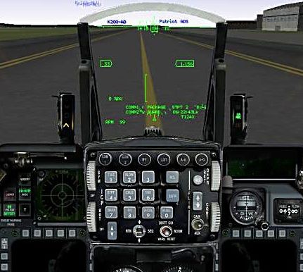 Fighter Jet: F-16 Fighting Falcon cockpit