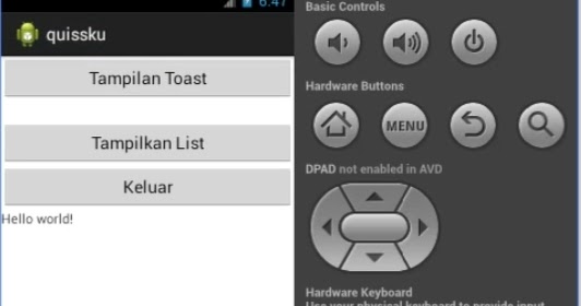 SUN∆NT∆•: "Toast List & Alert Dialog Menggunakan Aplikasi Eclipse"