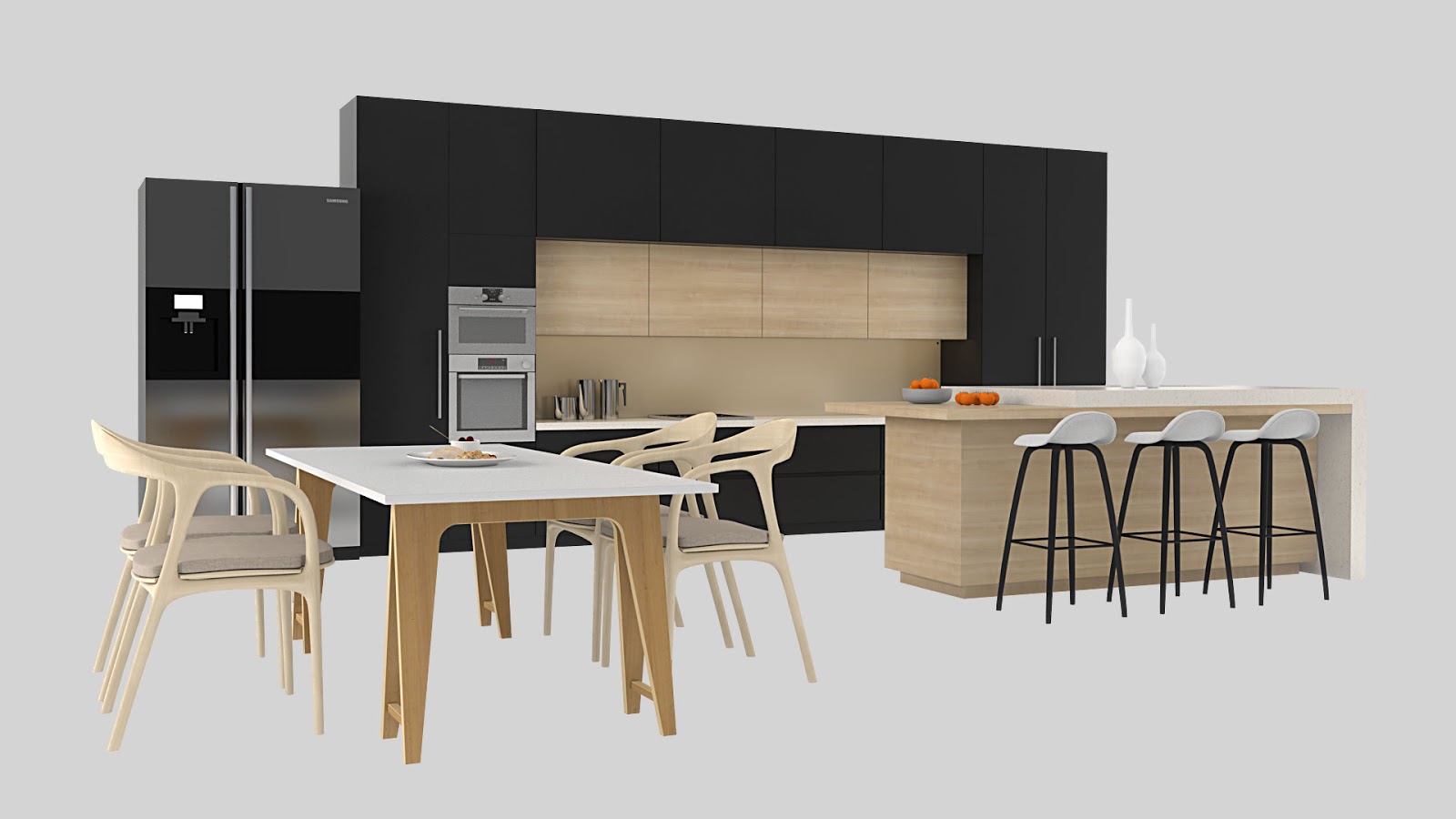 templates 3D: Kitchen & Dining
