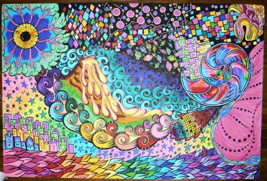 Lorem Ipsum: Sharpie art by Chrys Dawid