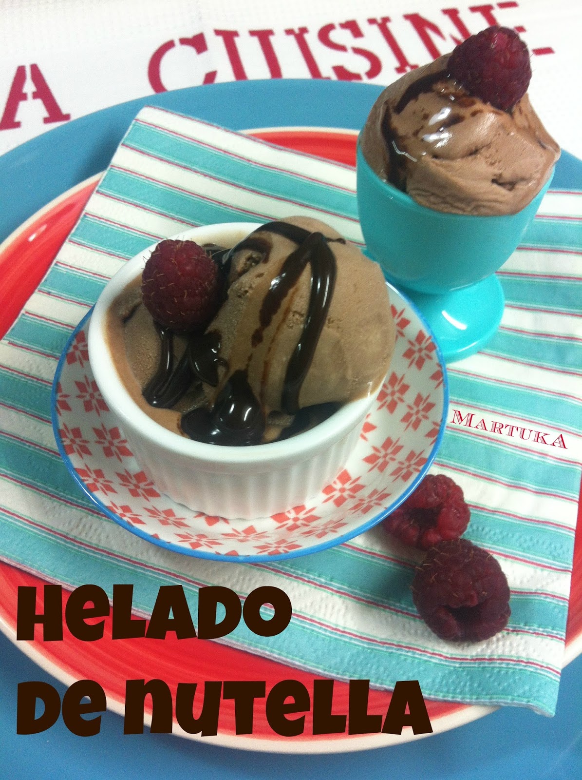 Las recetas de Martuka: Helado De Nutella O De Nocilla