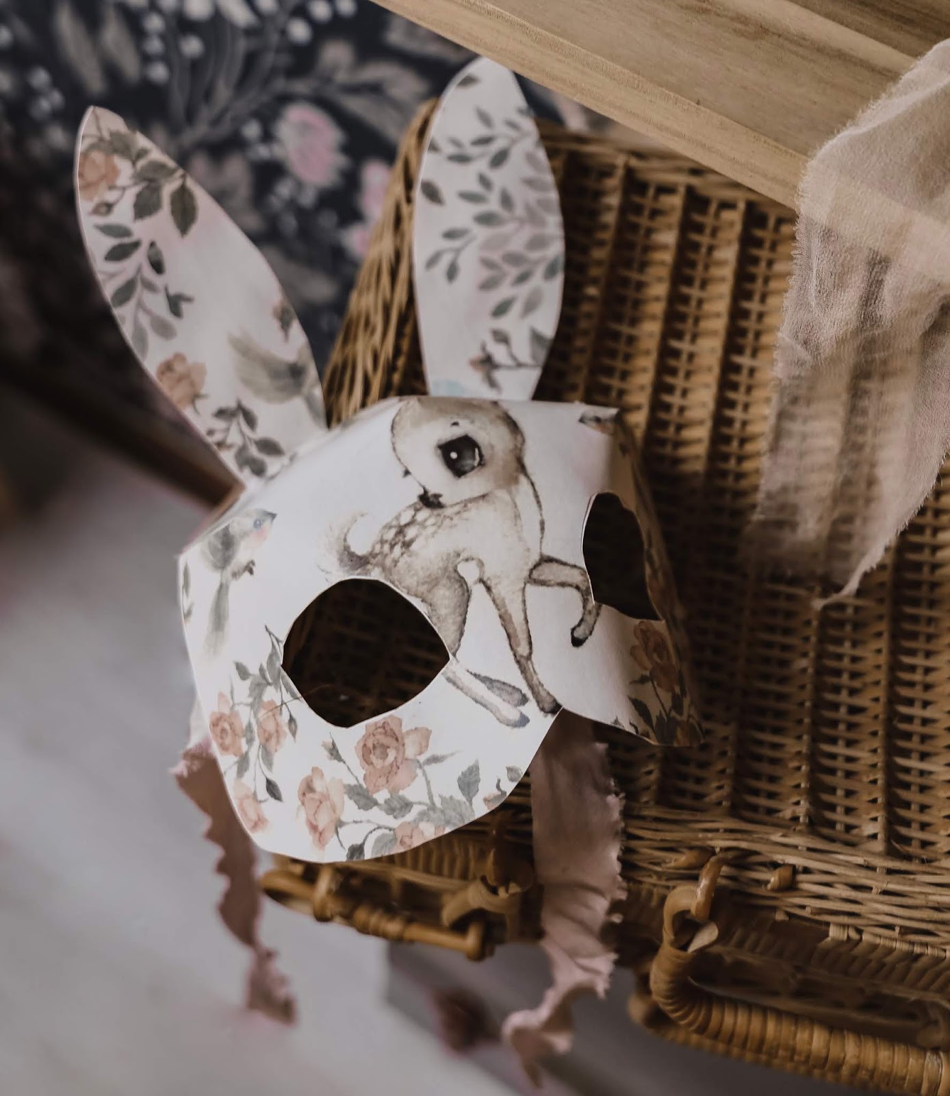 DIY Bunny Mask | My Wild Sparrows