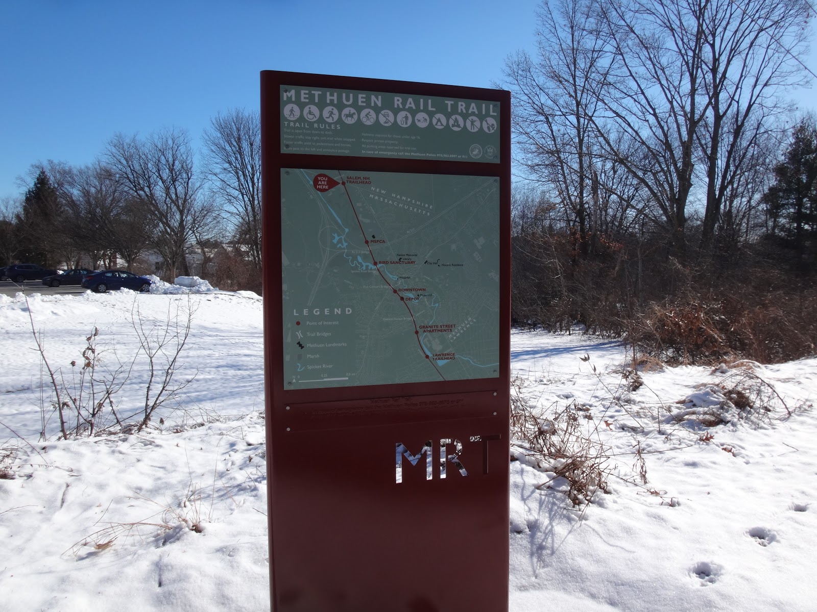 double d mountain runner: Methuen Rail Trail