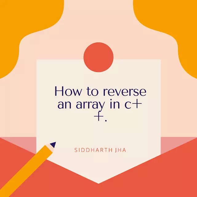 How To Reverse An Array In C Using Functions