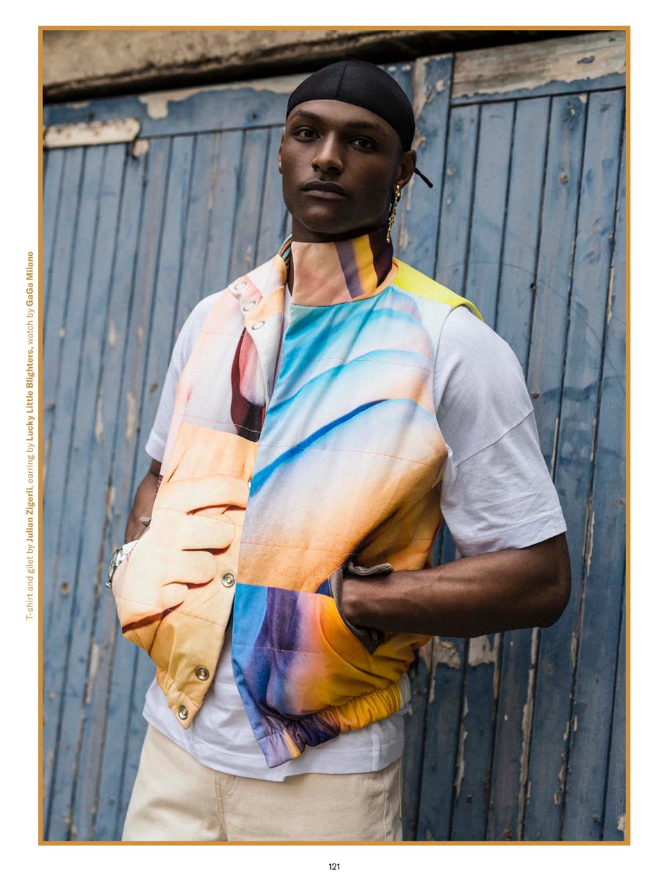 James O'Doherty retrata el más colorido estilo de otoño para Gay Times ...