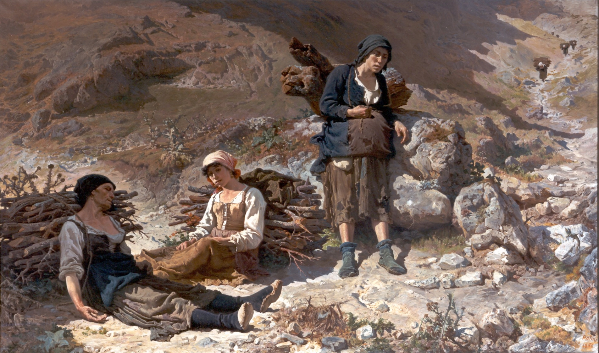 Teofilo Patini | Beasts of burden / Bestie da Soma, 1886 | Tutt'Art ...