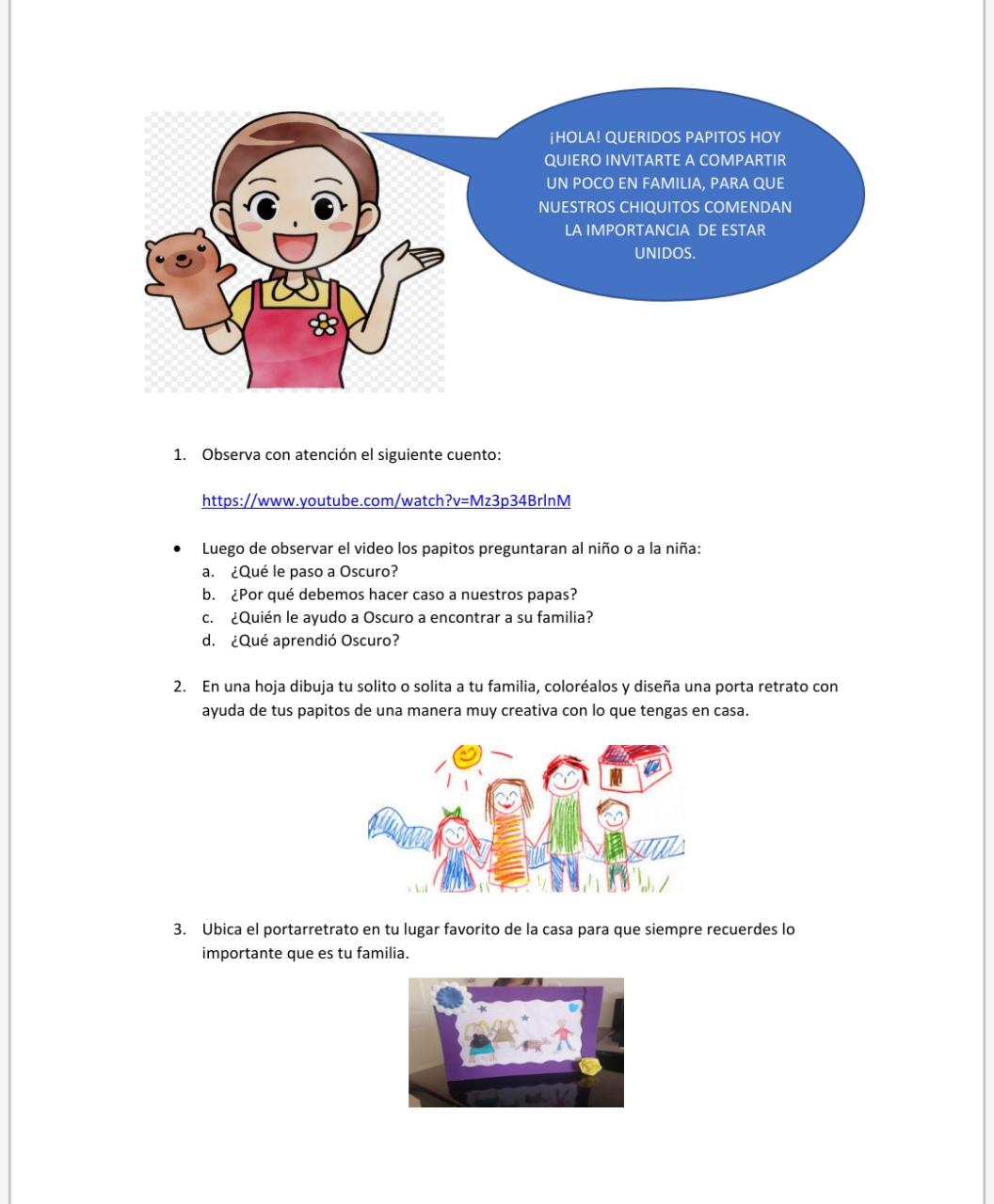 Grado 03 tarde - 2020: primera guía dimension socio afectiva