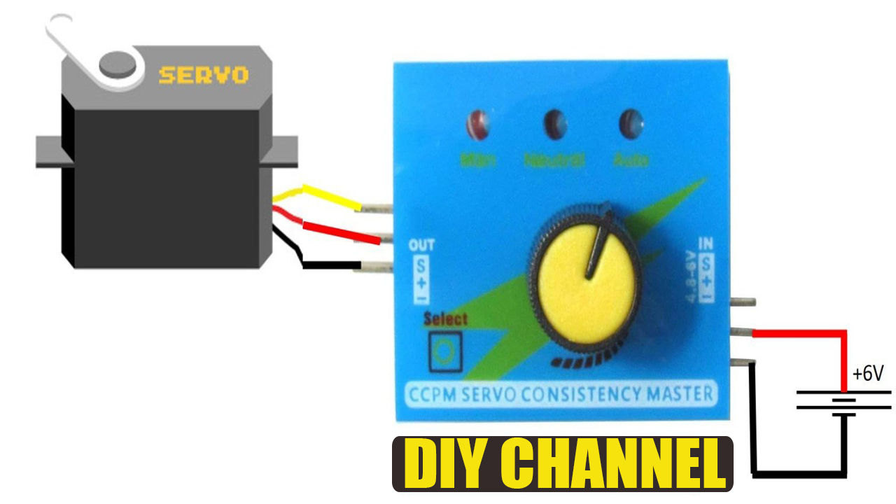كيفية التحكم في السيرفو Servo Motor باستخدام CCPM Servo Consistency ...