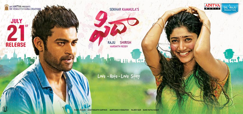 Telugu Movie Fida Posters