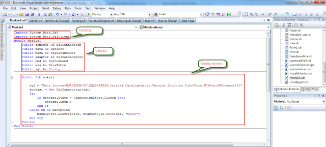 Membuat Koneksi Di Vbnet Dengan Database Sql Server Tips Seputar Sistem Informasi