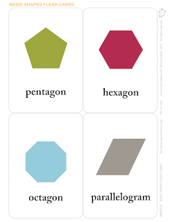 Mrs. Fullmer's Kinders: Shape and Color Flash Cards