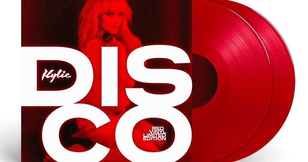 Kylie Fanmade Art: Disco - Red Vinyl Limited Edition