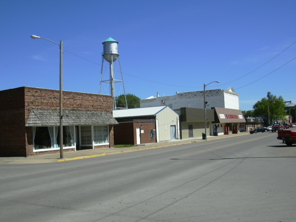 Photos of Rossville and Rossville Alumni: Rossville Streets and Buildings