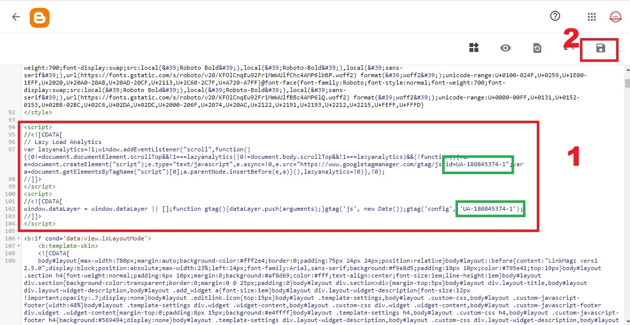 Cara Memasang Lazy Load Google Analytics di Blogger [Load on Scroll]
