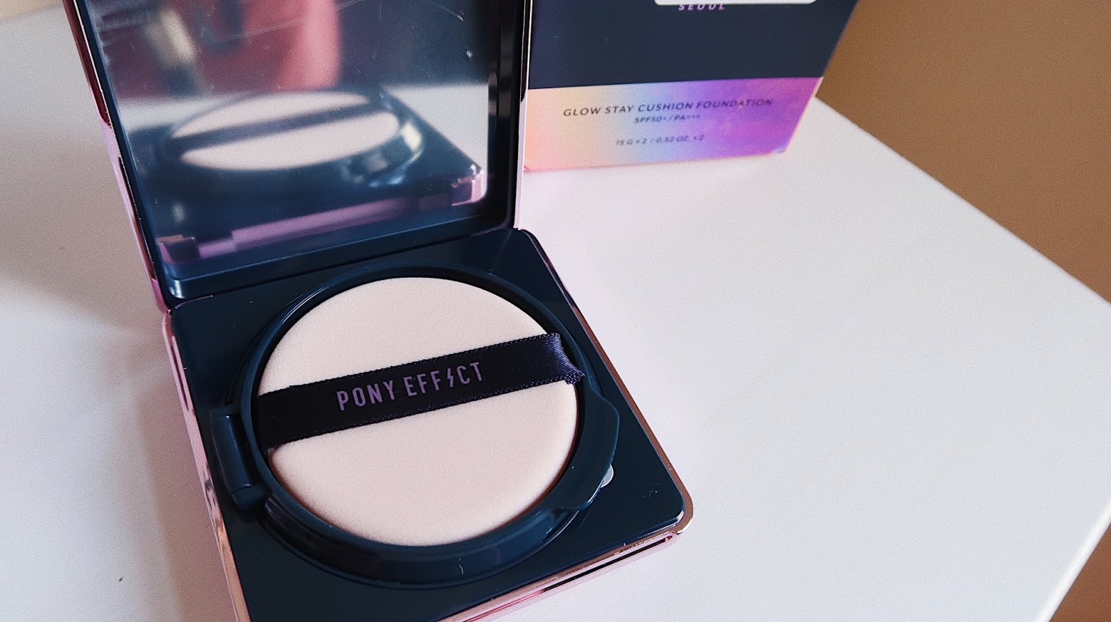 Pony Effect Glow Stay Cushion Foundation (004 Tan) Review — Giselle Arianne