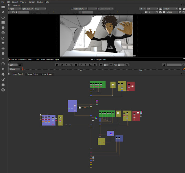 Exploring Animation: Comping: sample Nuke script
