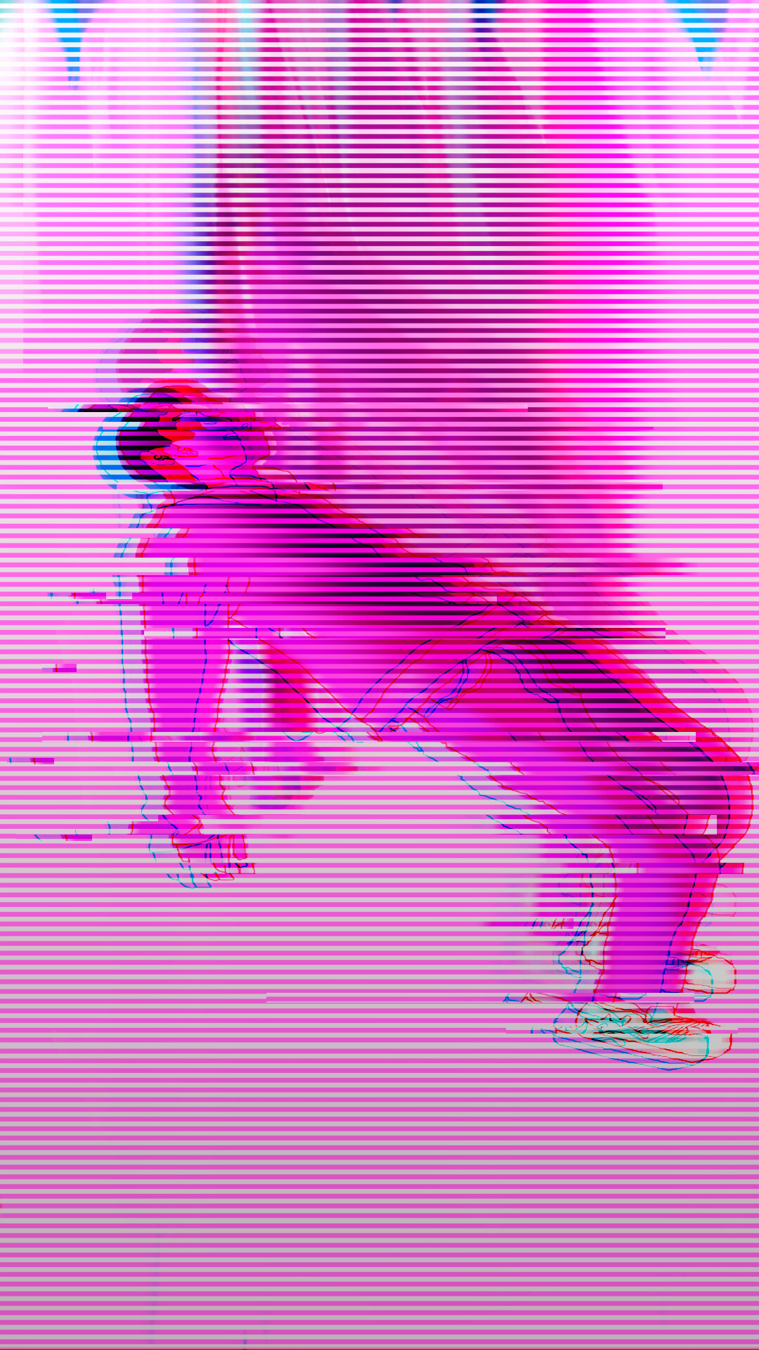 Glitch phone wallpaper collection