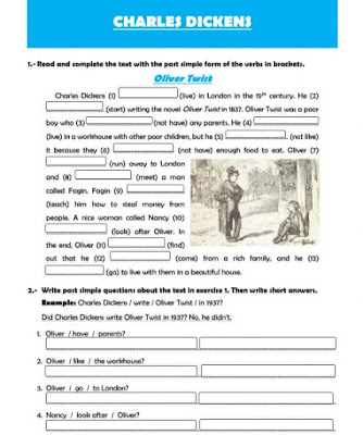 SEARA ENGLISH: PAST SIMPLE LIVEWORKSHEET ( 5TH AND 6TH GRADERS) 5º E 6º