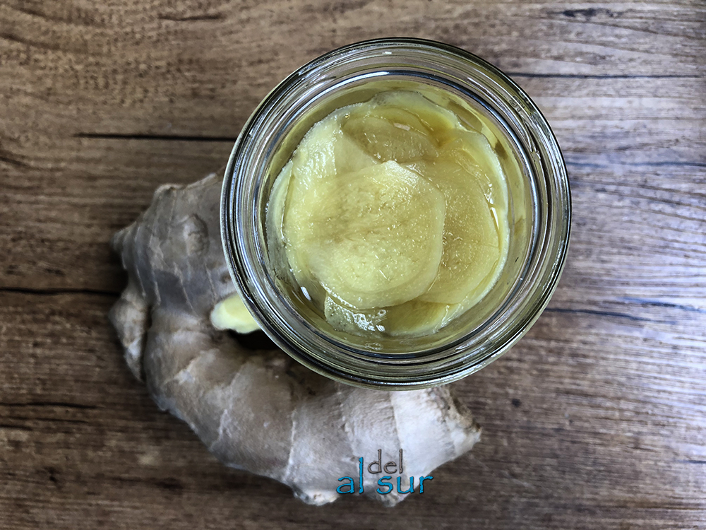 Jengibre encurtido